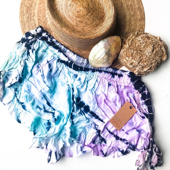 Surf Gypsy | Shorts | New Surf Gypsy Tiedye Boho Gypsy Surf Shorts ...